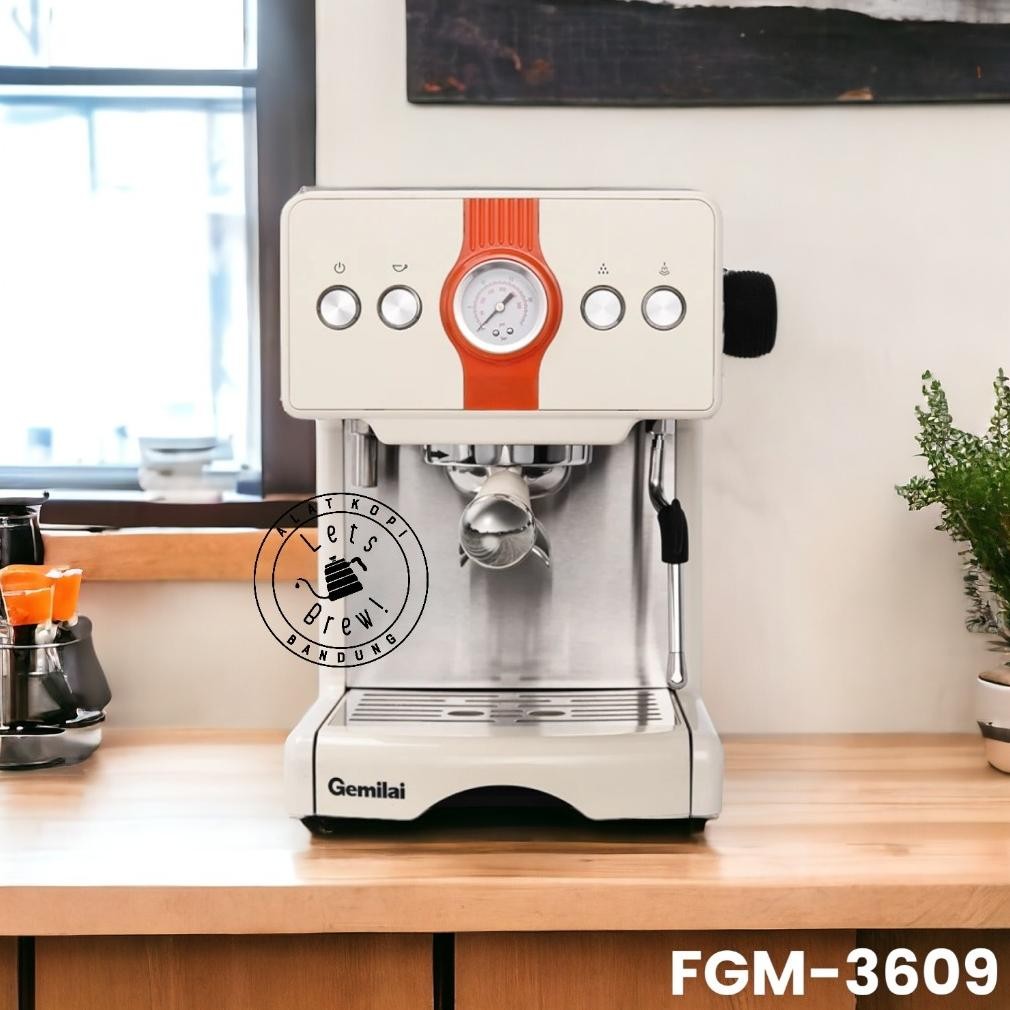 Jual MESIN KOPI ESPRESSO GEMILAI CRM-3609 / ESPRESSO COFFEE MACHINE 15 BAR / ESPRESSO MAKER DiM ...