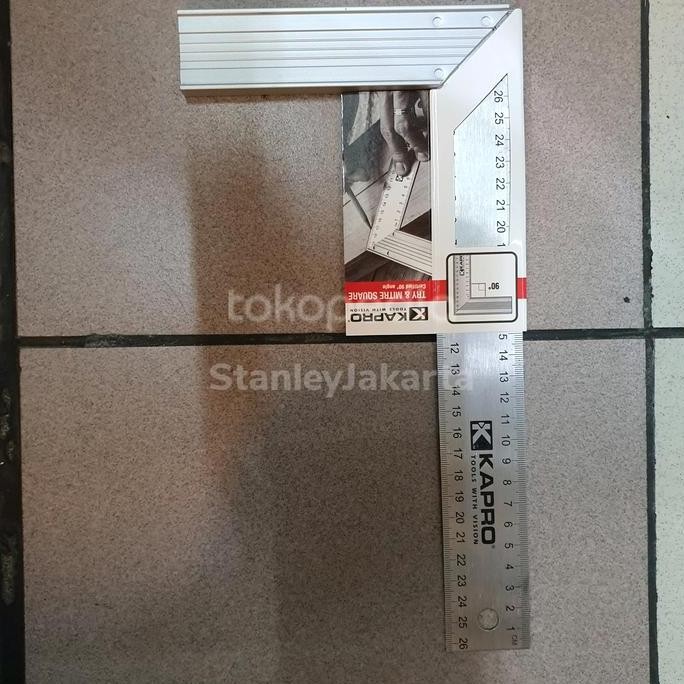 Jual Kapro Penggaris Siku / Try And Mitre Square New Stok | Shopee ...