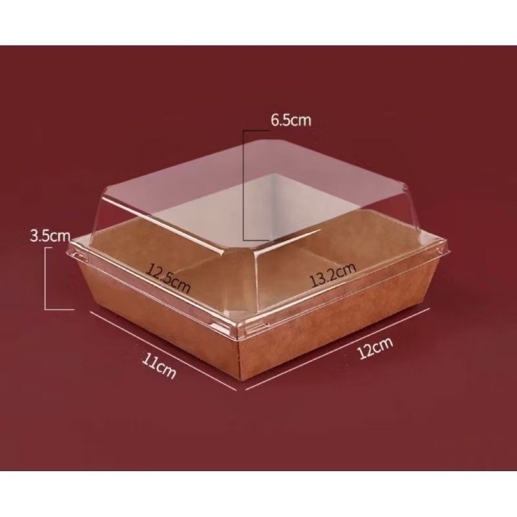 Jual Box Wanpaku Sandwich Box Kue Brownies Wadah Kue Bolu Ketan Box Kue ...