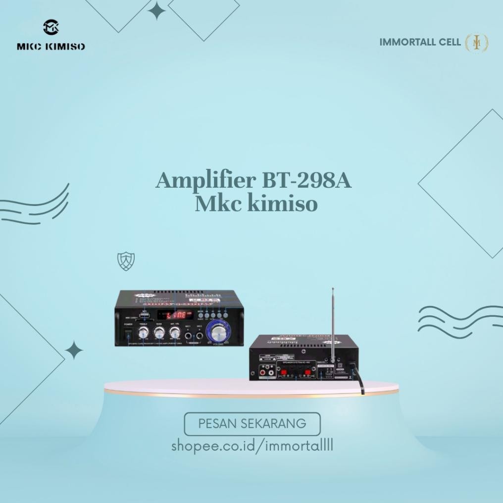 Jual AMPLI BT-298A 300W Amplifier Bluetooth Audio Karaoke EQ Audio ...