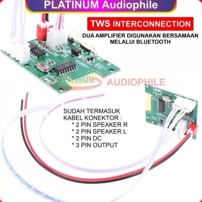 Jual Modul Bluetooth 5.2 TWS Amplifier Mini Class D 2X 5W Mp3 Decoder ...