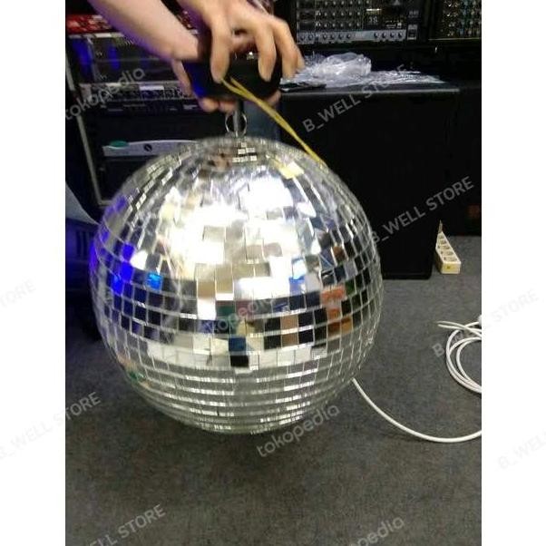 Jual Bola Kaca Disco /Disco Ball 12 Inch Lus Rotator | Shopee Indonesia