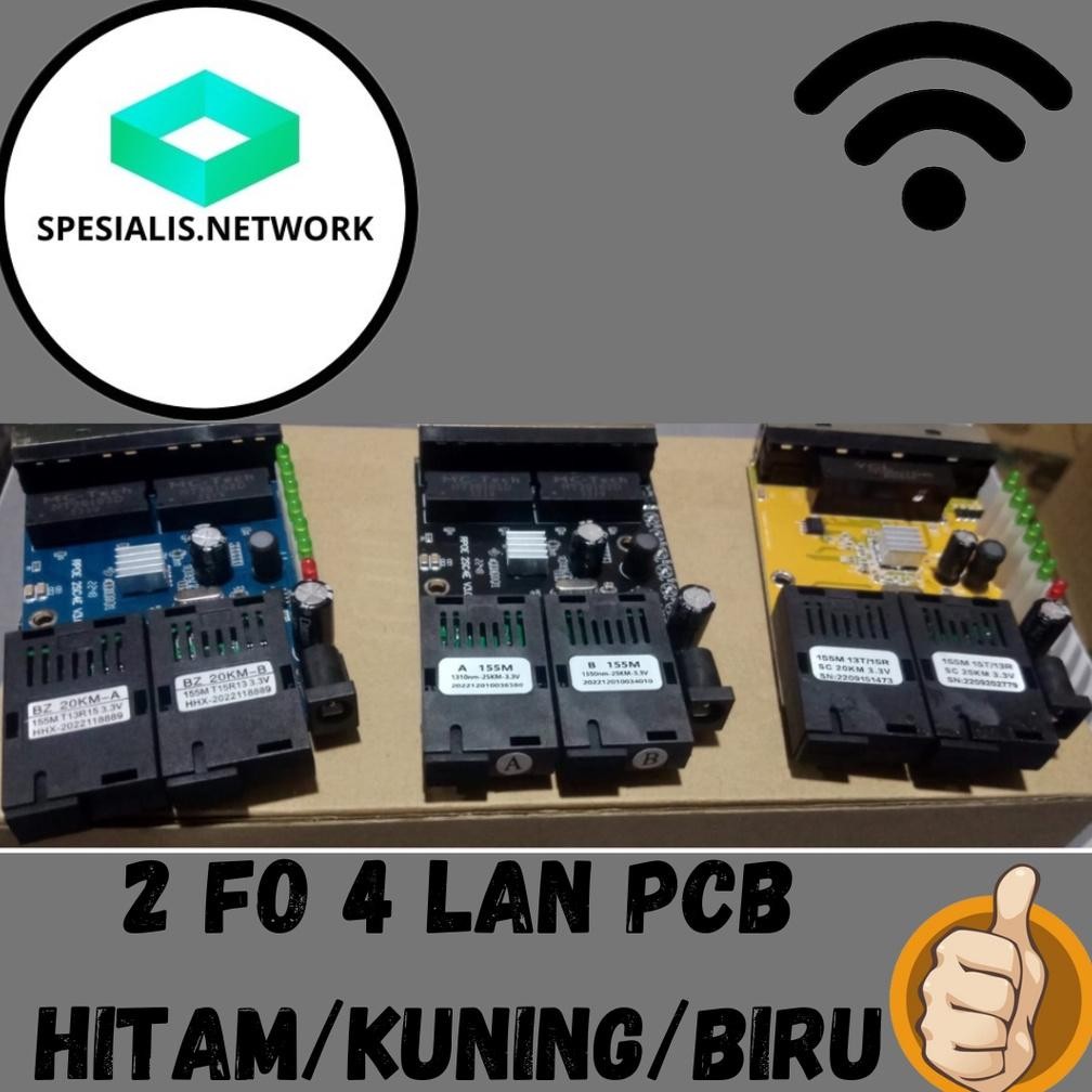 Jual KONVERTER 2 FO 4 LAN PCB Nugi | Shopee Indonesia