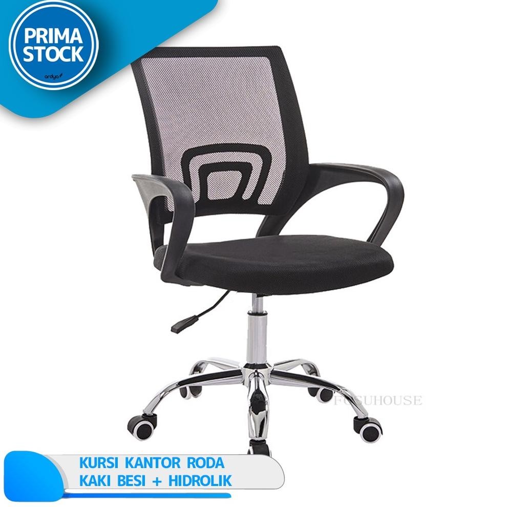 Jual Terlaris Kursi Kerja Kantor Office Roda Jaring Mesh Hidrolik ...