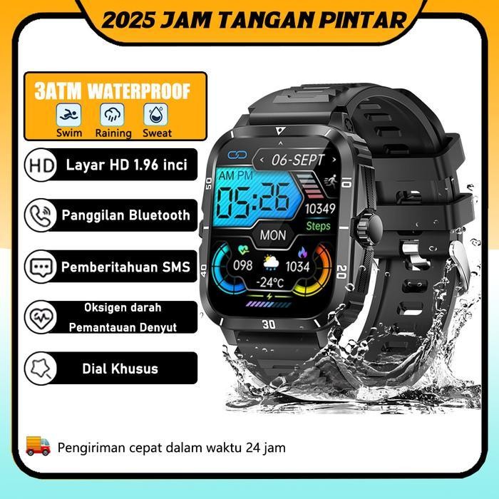 Jual Wl Jam Tangan Pintar Militer Untuk Pria (Melakukan / Menjawab ...