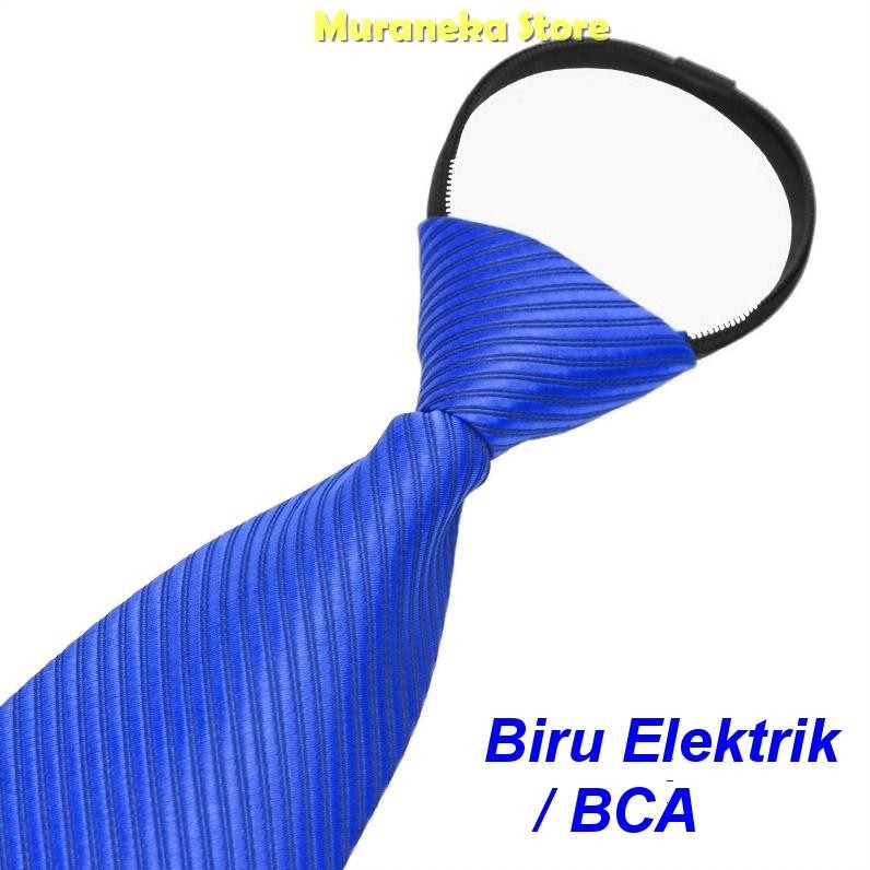 Jual Baru - Dasi Pria Instan Resleting Garis Salur Langsung Pakai Jadi ...