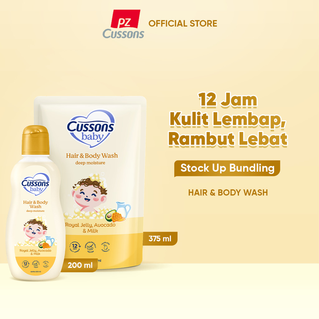 Jual Bundle Cusson Baby Hair & Body Wash Deep Moisture 200ML Bottle ...