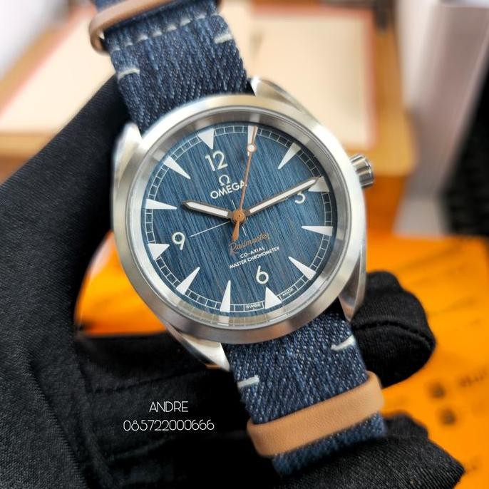 Jual Baru Omega Seamaster RAILMASTER Blue Jeans Denim Co Axial ...
