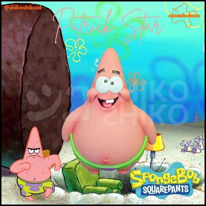 Jual FGpat Figure Patrick Star Bokong Imut Jenaka dan Konyol Figur ...