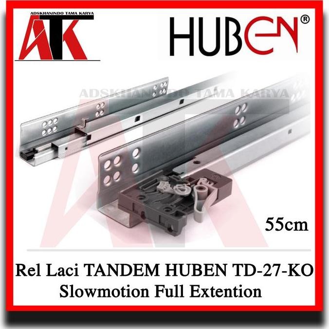 Jual New Rel Laci Tandem Huben Td-27-Ko 55Cm Rel Laci Undermount ...