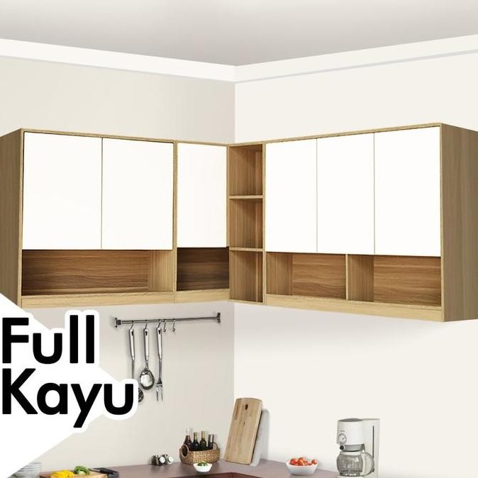 Jual Laci Serbaguna Kirana Kitchen Set Kayu Rak Dapur Putih Kabinet ...