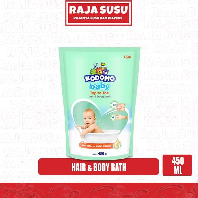 Jual KODOMO TOP TO TOE ALOE VERA PCH 450ML (10902) - RAJA SUSU | Shopee ...