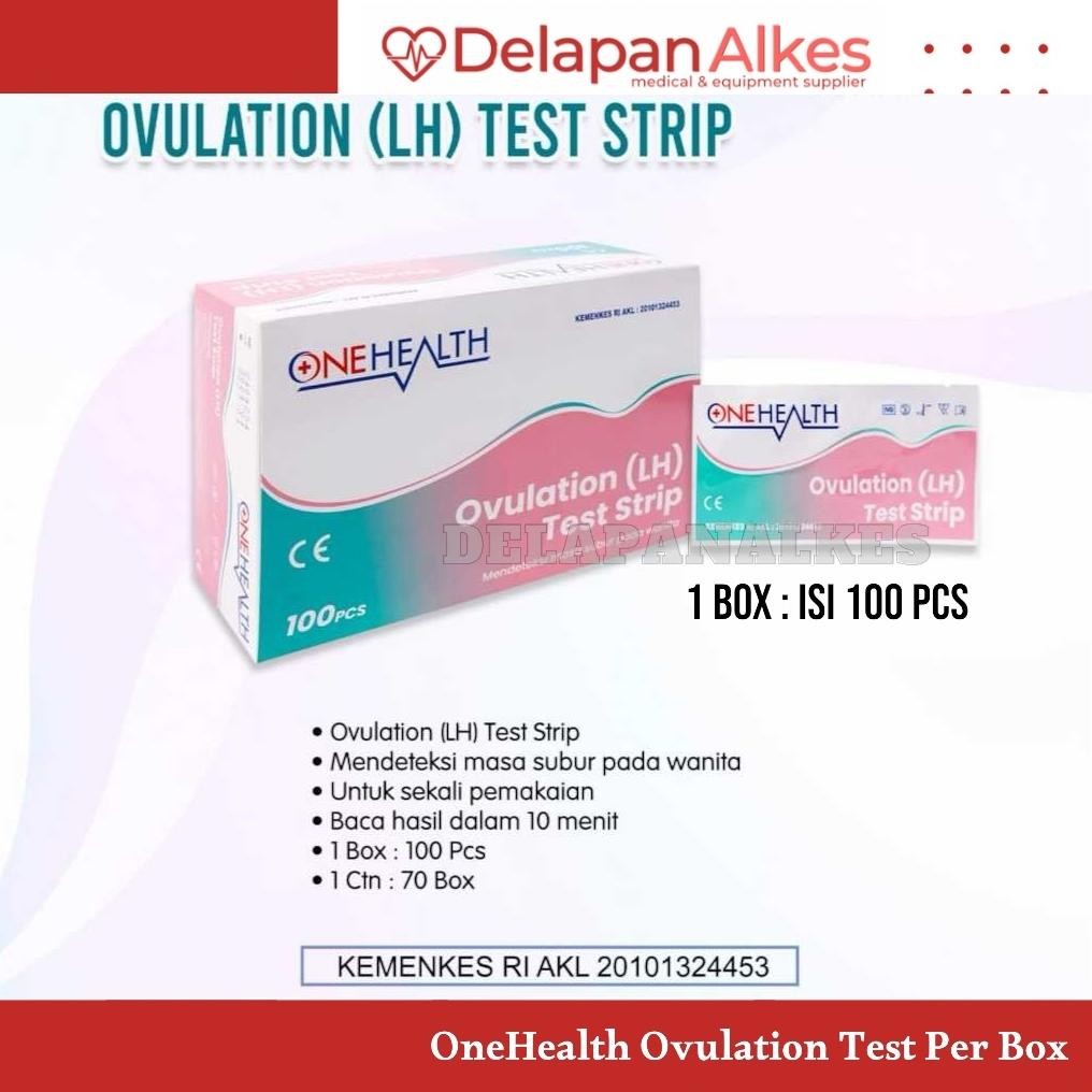 Jual OneHealth Ovulation Test LH Ovutest Per Box isi 100 Pcs Strip Tes ...