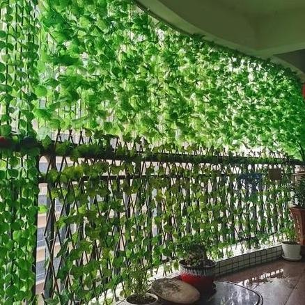 Jual Tanaman Hias Daun Rambat Sintetis Panjang 1*3M/Daun Hias Ornamen ...