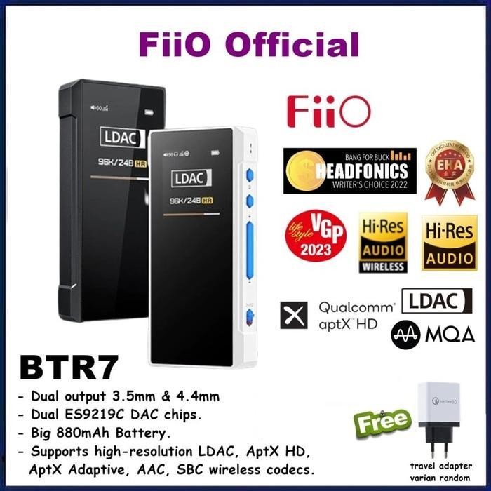 Jual Fiio BTR7 Portable Wireless Bluetooth DAC Amplifier BTR 7 | Shopee ...