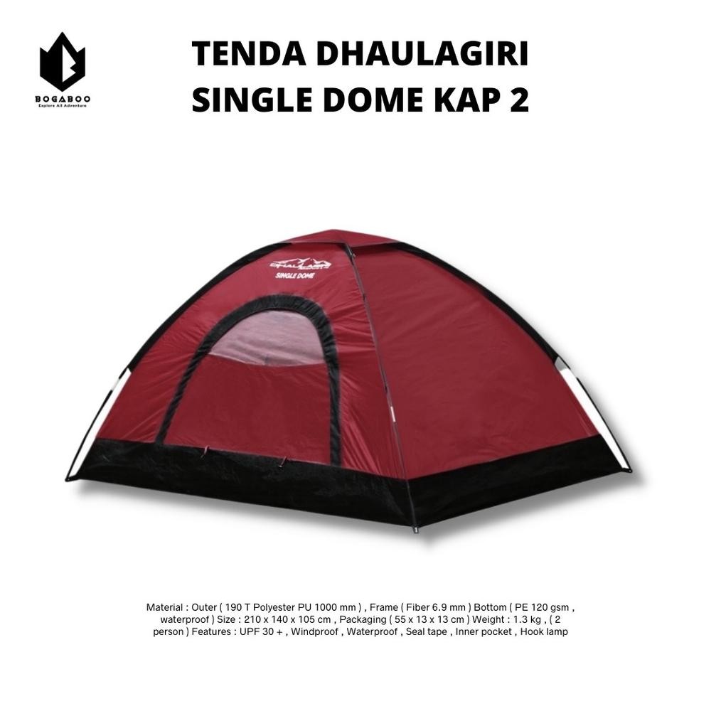 Jual [ COD]Tenda Dhaulagiri Single Dome - Single Dome Tent Kapasitas 2 ...