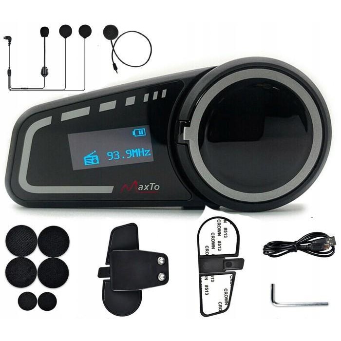 Jual Maxto M2C & Maxto M2 Bluetooth Intercom 6 Rider Party Call ...