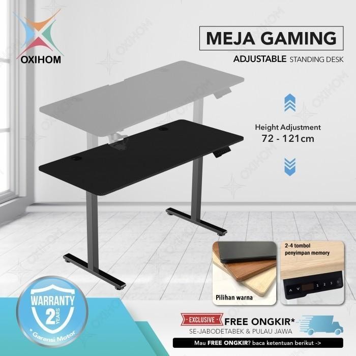 Jual Oxihom T1 [ Full Set ] Meja Gaming Meja Computer Naik Turun ...