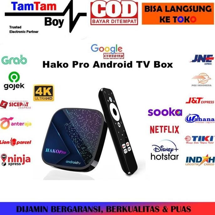 Jual NEW Android Set Top Box Smart TV Digital Hako Pro 4K Wifi ...