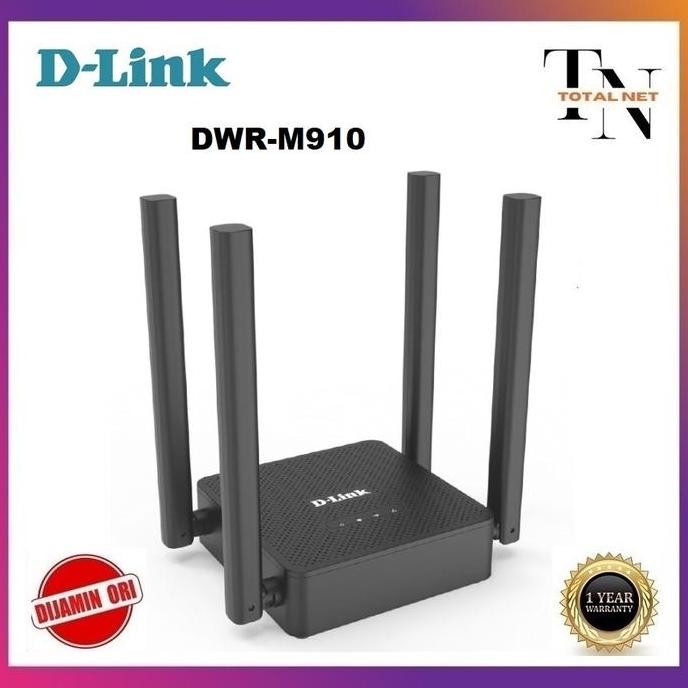 Jual D-Link Dwr-M910 Wireless N300 4G Lte Wan Faillover Router Simcard ...
