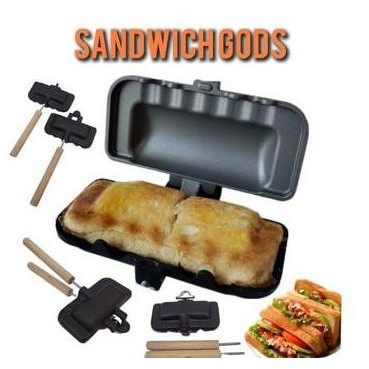 Jual Alat Cetakan Sandwich Waffle Panjang Roti Bakar / Pembuat Roti ...