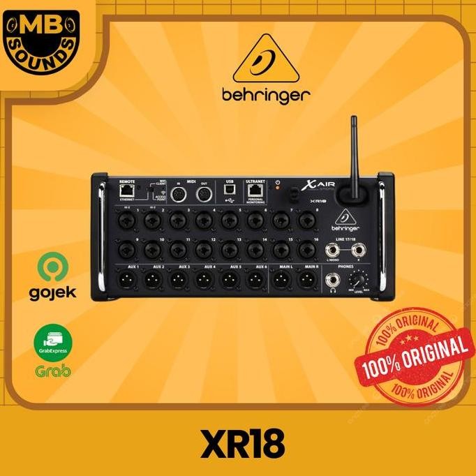 Jual BEHRINGER X AIR XR18 / XR 18 / XR-18 DIGITAL MIXER ORIGINAL ...
