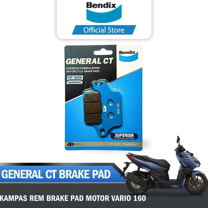 Jual Bendix Kampas Rem Cakram Brake Pad Motor Honda Vario 160 CBS ...