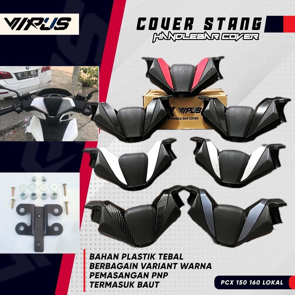 Jual Cover Stang PCX 150 NEW LOKAL Handle Bar Cover PCX 160 NEW Bahan ...