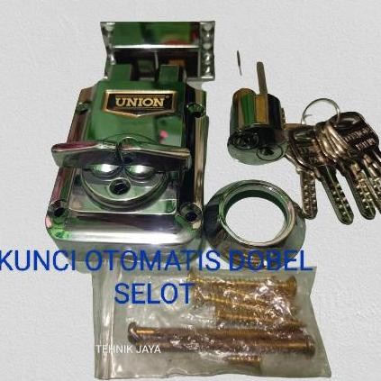 Jual Kunci Otomatis Pintu Besi Doble Selot/Kunci Otomatis Union ...