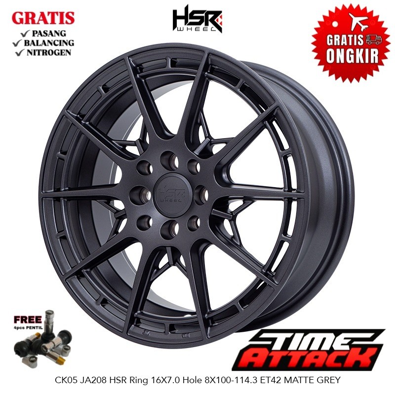 Jual Velg Mobil Hsr R16 Yaris Baleno Jazz Sirion Calya Avanza HSR WHEEL ...