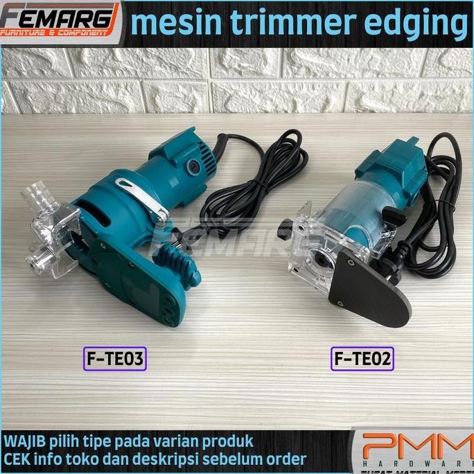 Jual Mesin Trimmer Edging Femarg F-Te02 F-Te03 | Perata Machine Router Hpl | Shopee Indonesia