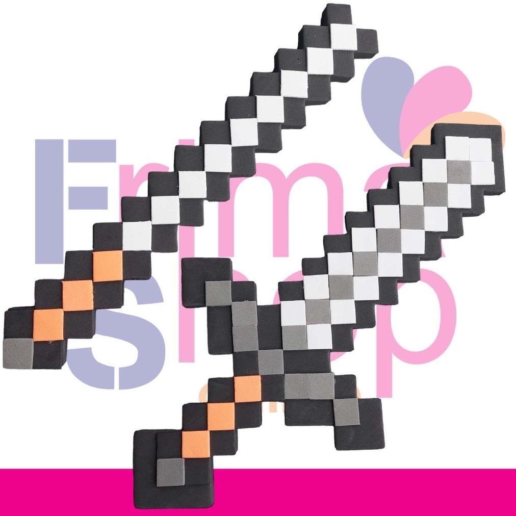 Jual MAINAN PEDANG MINECRAFT / MINE CRAFT IRON SWORD DiM | Shopee Indonesia