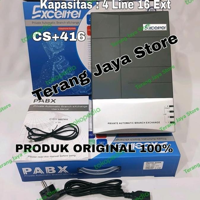 Jual NEW Pabx Excelltel CS416 PABX Excelltel CS+416 Pabx 416 (4 Line 16 ...