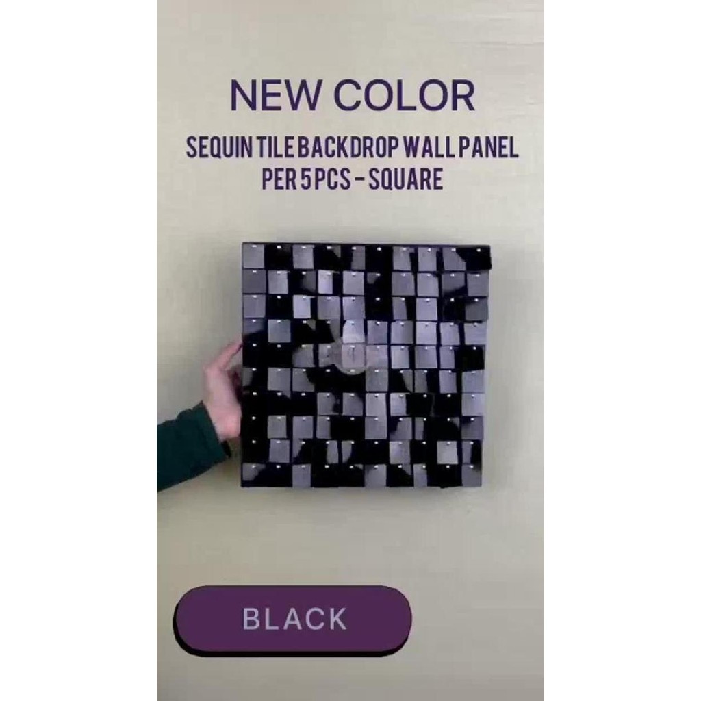 Jual ready Backdrop Ulang Tahun Lamaran Wedding Sequin Tile Wall Panel ...