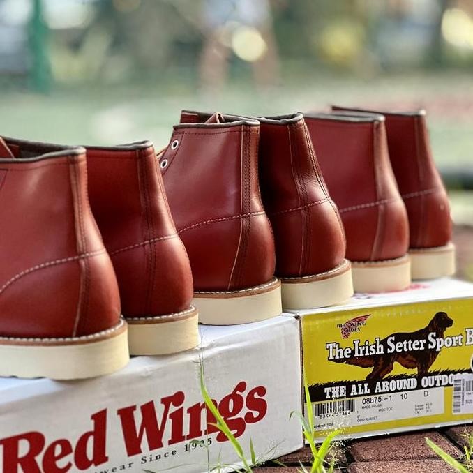 Jual ready Sepatu Red Wing Shoes 8875 Irish Setter Moc Toe Oro Russet ...