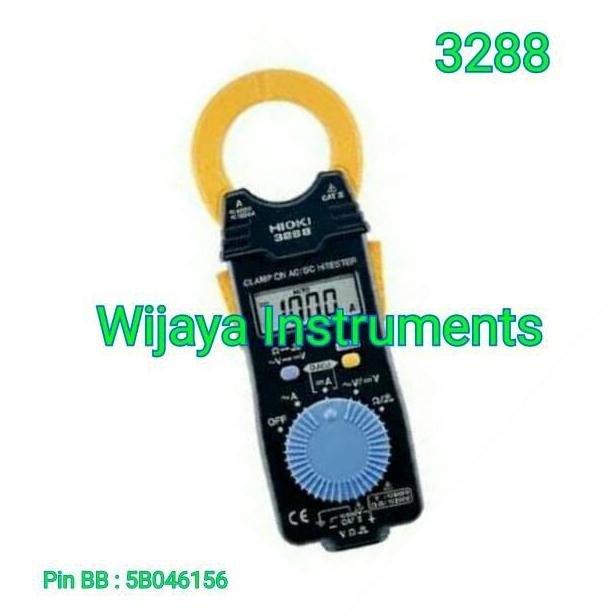 Jual Promo HIOKI 3288 TANG AMPERE / CLAMP METER 1000A AC/DC COD ...