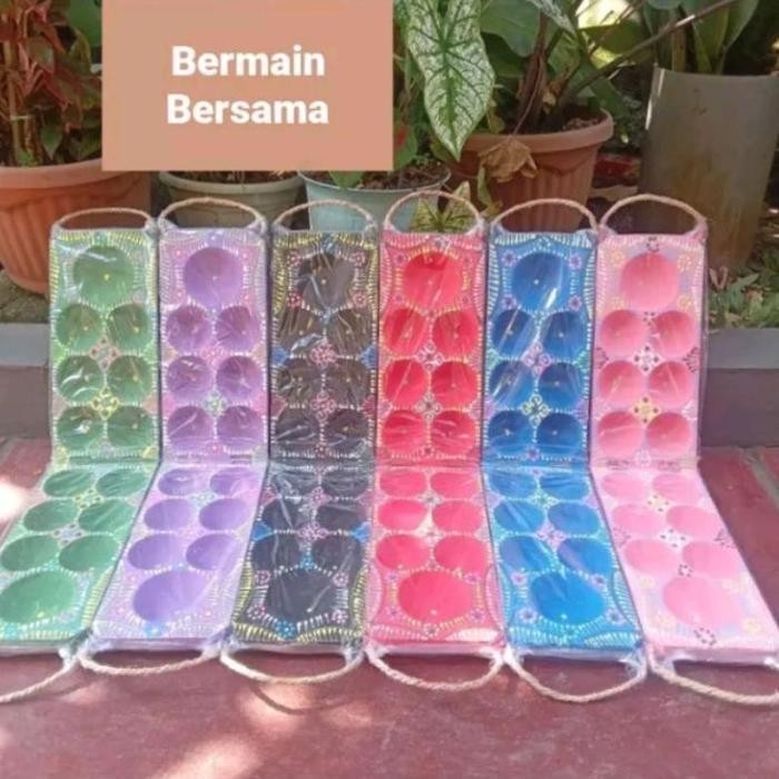 Jual PROMO! TERLARIS DISKON TERMURAH!! Congklak Kayu / Dakon Kayu Lipat ...
