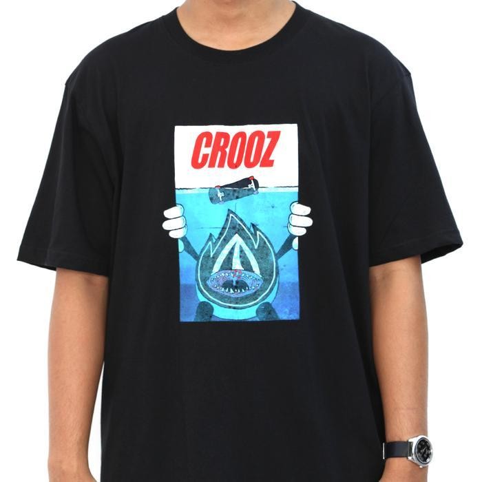 Jual Crooz Jaws Tshirt Black Original Dan Terpercaya | Shopee Indonesia