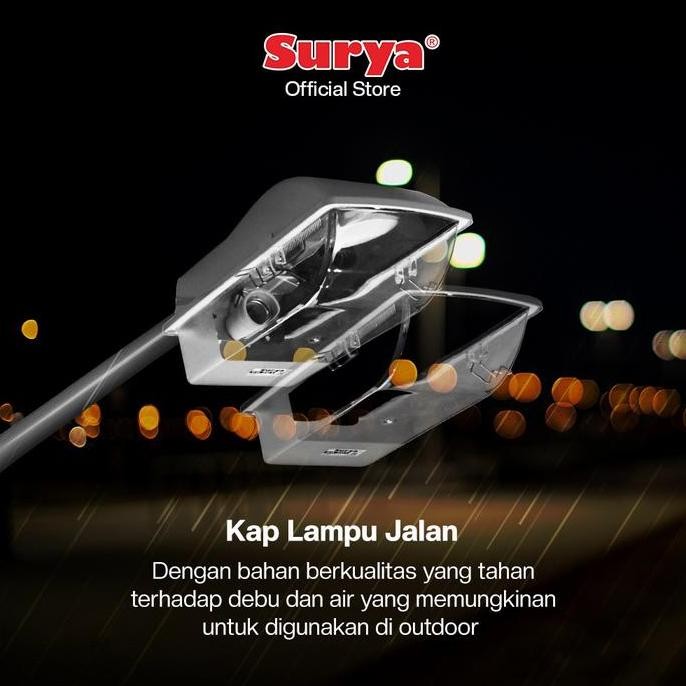 Jual Kap Lampu Jalan Pju Kap Pju Street Light Waterproof E27 + Tiang Surya Sr 501 Sr501 Kap ...