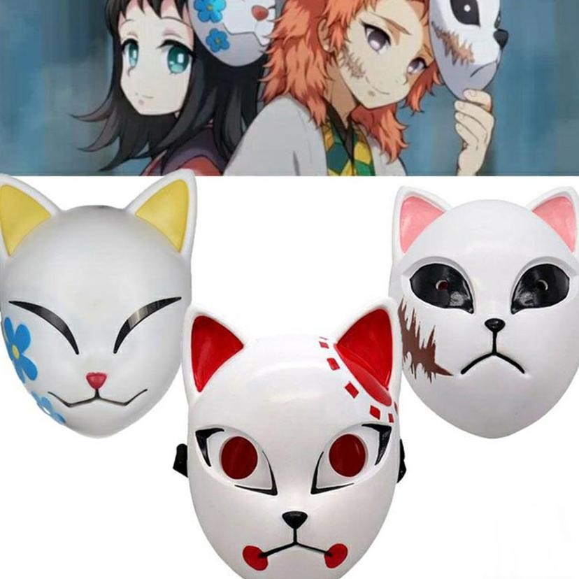 Jual Produk Pilihan Premium Demon Slayer Topeng Anime Japanese Rubah ...