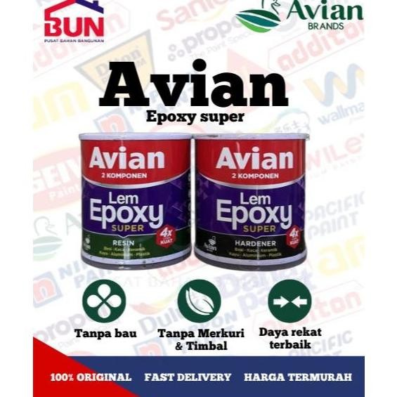 Jual Lem Epoxy Avian 16Kg E Poxy Lem Kayu Besi Logam Kaca Serbaguna ...