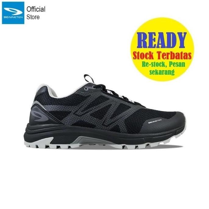Jual 910 Nineten Yuza Sepatu Trail Running - Hitam/Abu Tua/Abu | Shopee ...