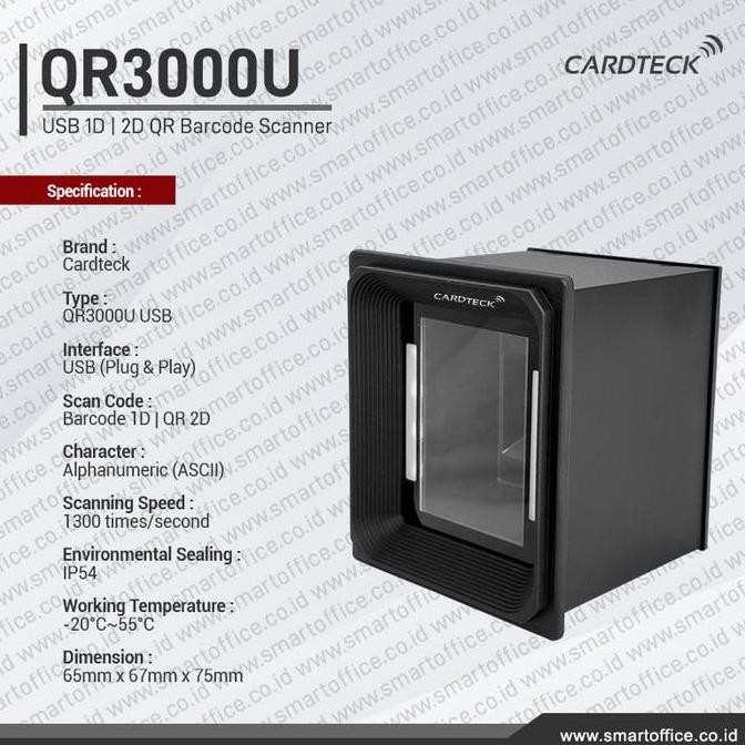 Jual QRCode SCANNER BARCODE 1D 2D USB PLUG & PLAY QR Code Reader ...