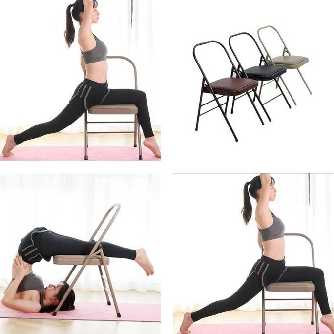 Jual New Kursi Yoga Multifungsi Backless Folding Chair Latihan Pose ...