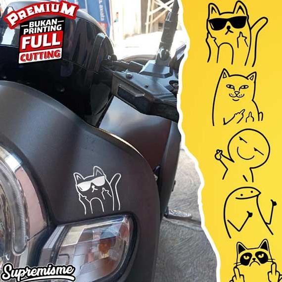Jual Up15 Stiker Emoji Jari Tengah V2 / Sticker Middle Fingers V2 ...
