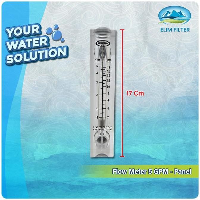 Jual HARGA DISC - Flow Meter 5 GPM - Flow Meter Air - PANEL | Shopee ...
