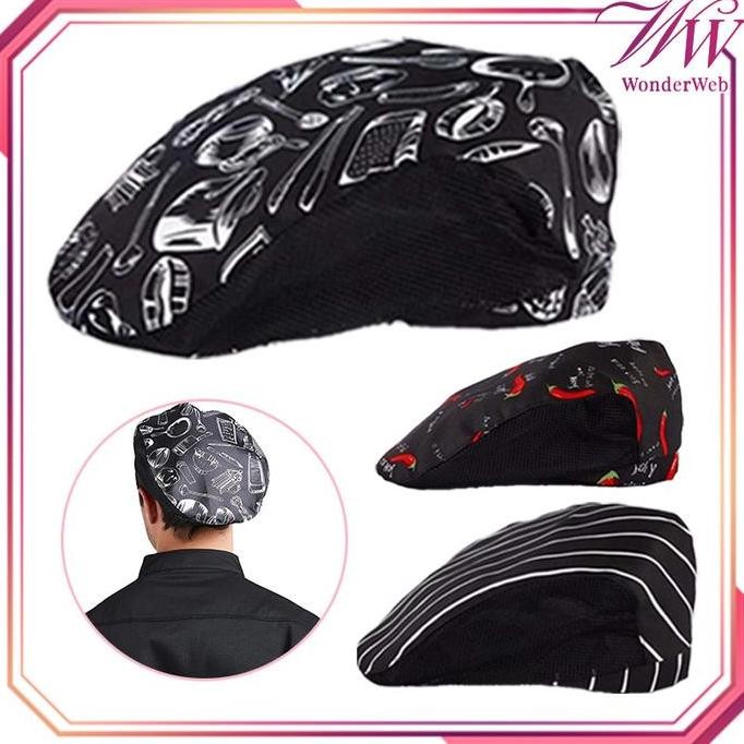 Jual Topi Koki Chef Topi Masak Koki Topi Koki Jaring Topi Chef Pria ...