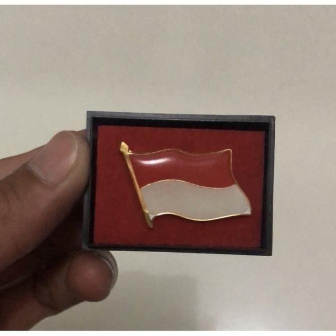 Jual Putih Pin Indonesia Bendera Pin - Merah LA | Shopee Indonesia