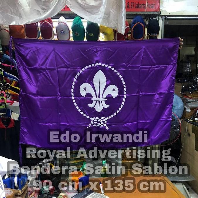 Jual New Bendera Pramuka Bendera Logo Wosm Ukuran 90 cm x 135 cm Ready ...
