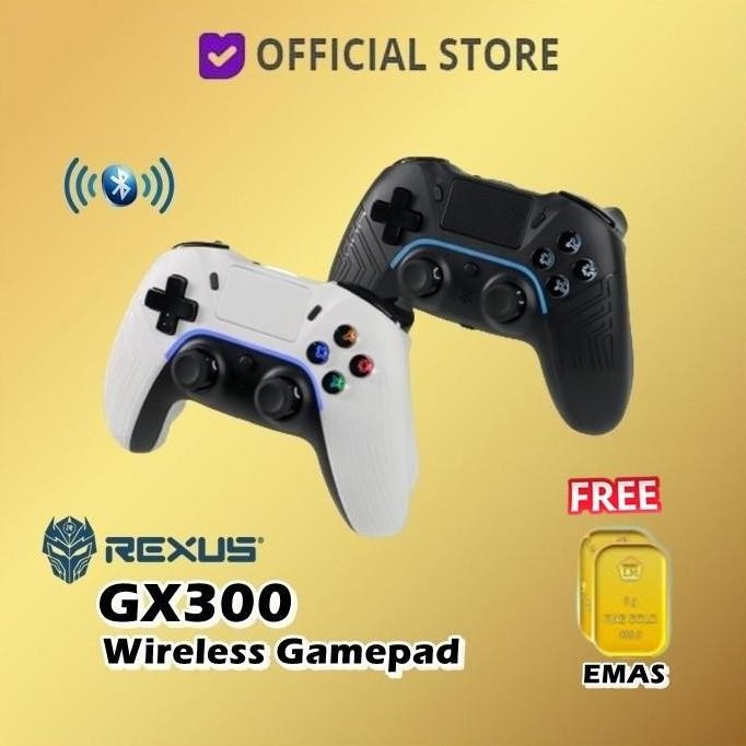 Jual REXUS GX300 DUAL MODE WIRELESS BLUETOOH GAMEPAD JOYSTICK GX 300 ...
